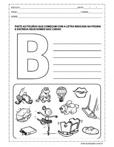 Auto-ditado com as letras do alfabeto - 1º ano - Acessaber