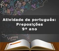 Atividade de português - Preposições - 9º ano - PDF - Acessaber